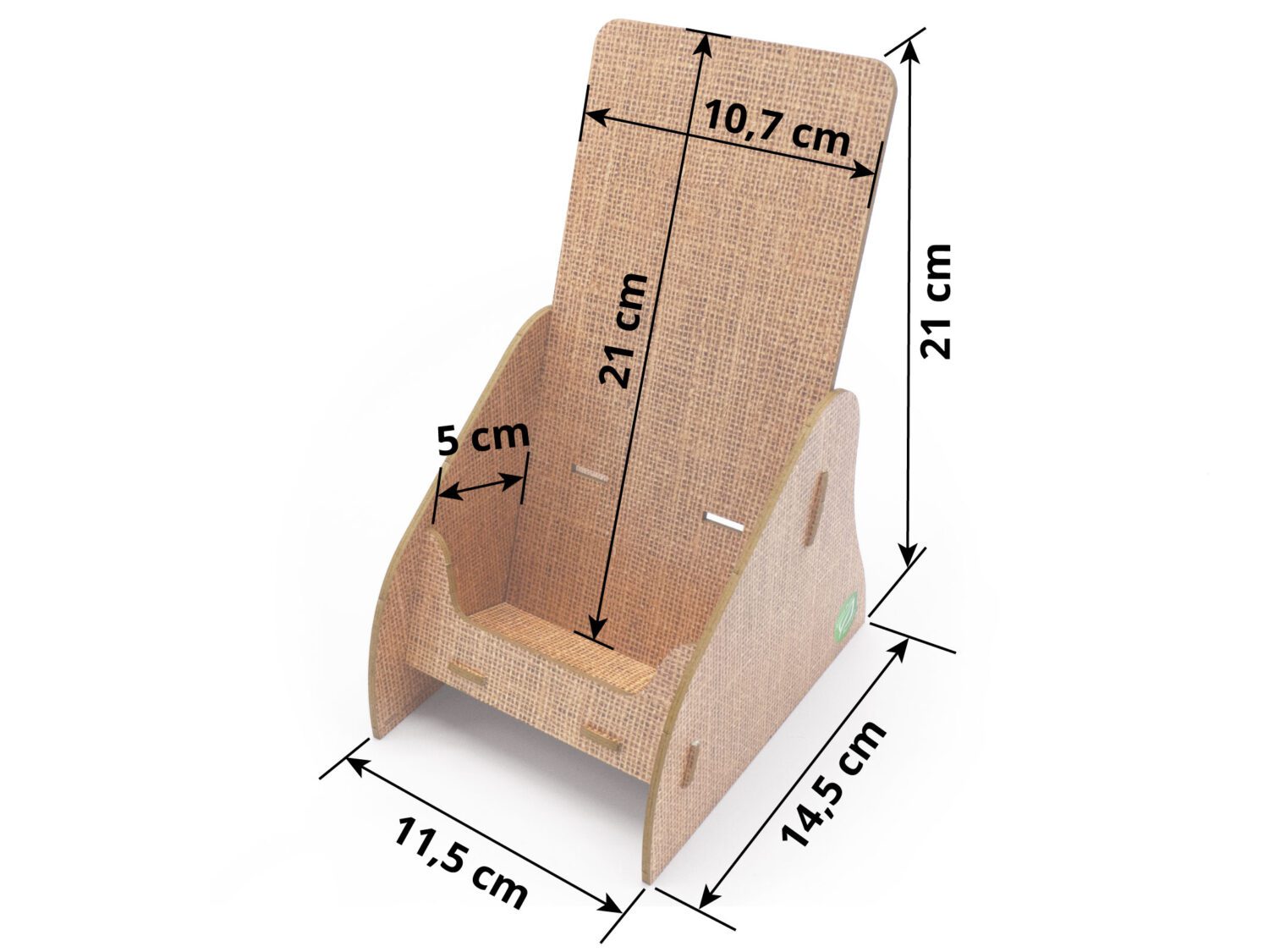 stableco – Flyerständer Flyer DIN Lang Hochformat – 1 Fach – familia Shop